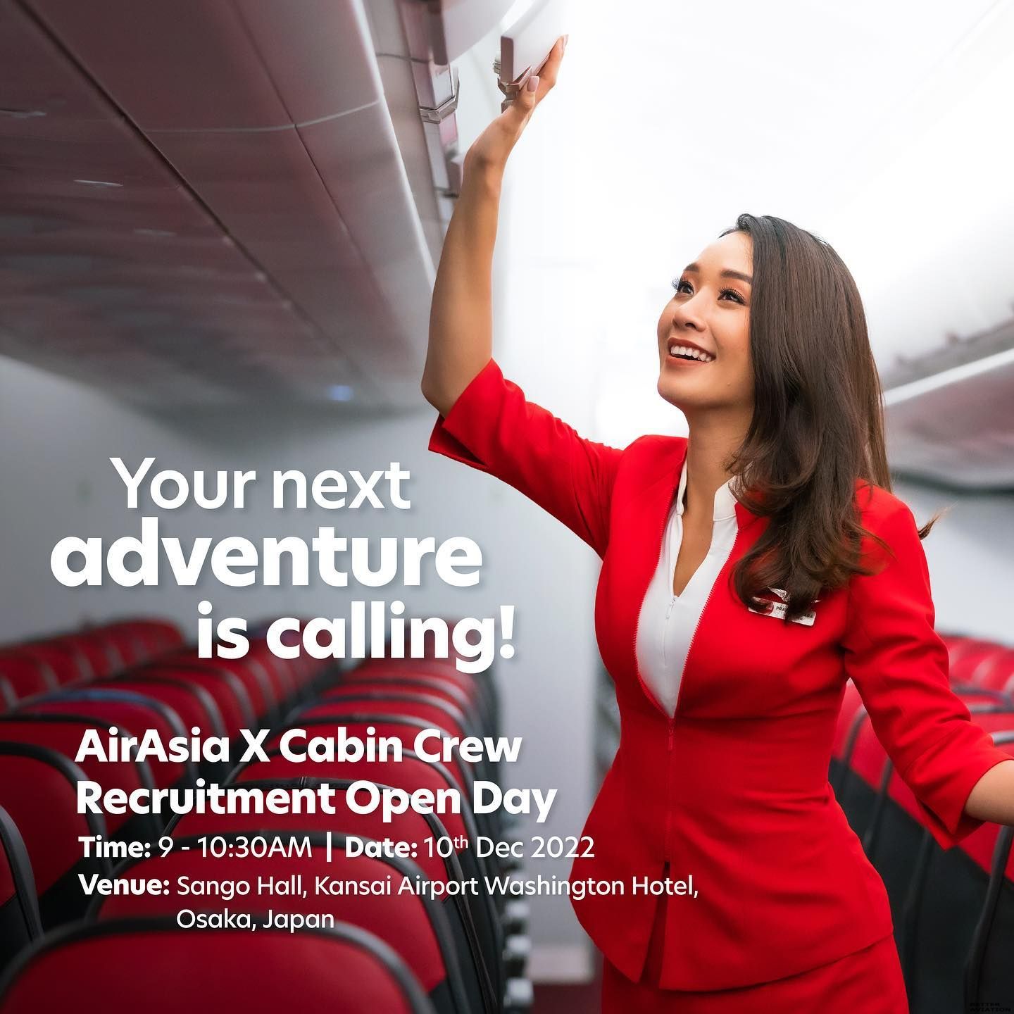 AirAsia X Cabin Crew Walk-In Interview [Osaka] (December 2022) - Better ...